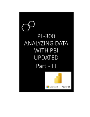 PL 300 Updated Part 1 - PL 300 and SQL - PL- 300 ANALYZING DATA WITH PBI UPDATED Topic 1 ...
