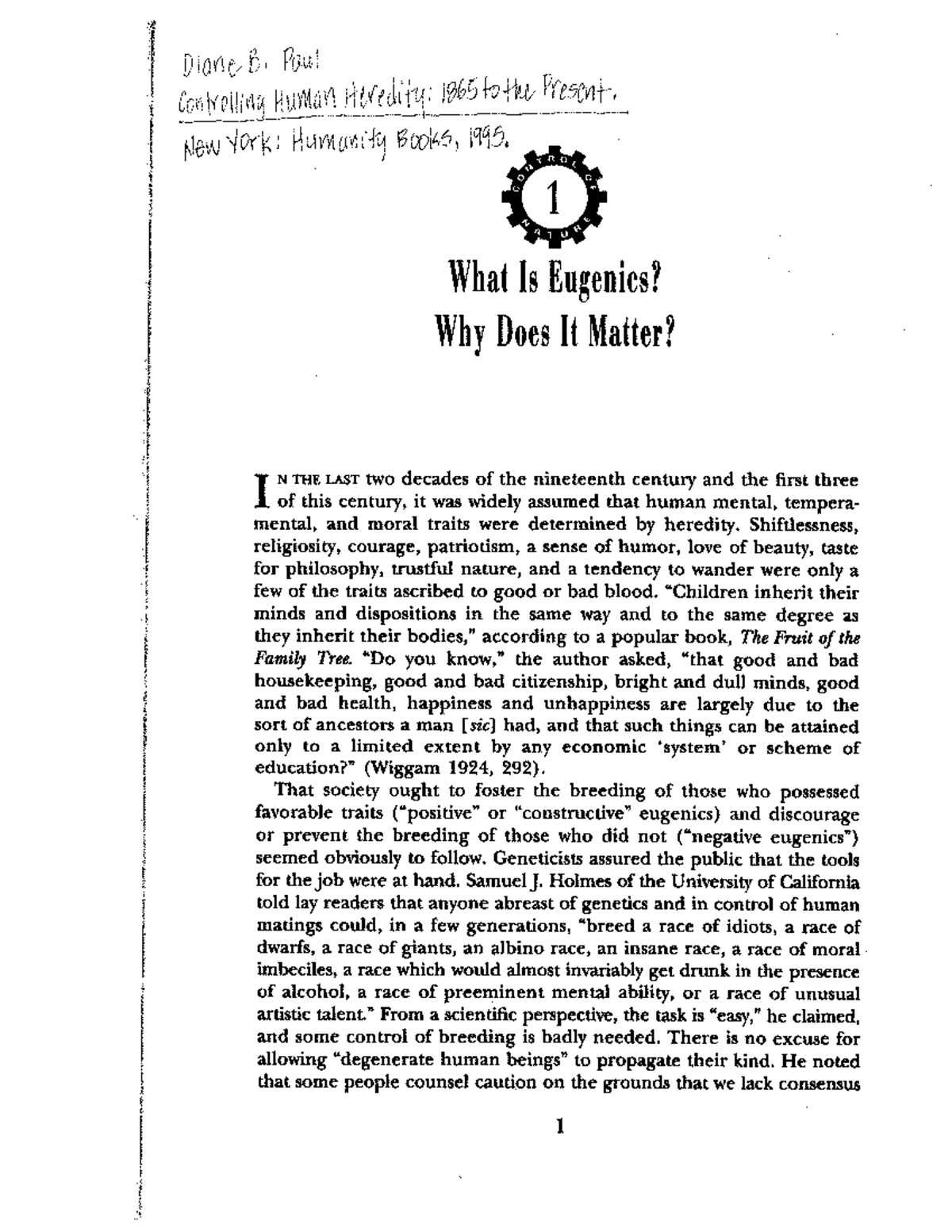 KM_958: Key Insights on Eugenics and Human Genetics Over Time - Studocu