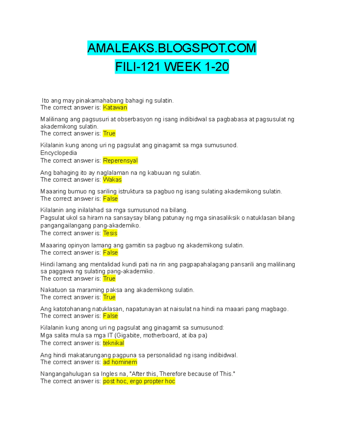 PEDH 121 WEEK 1 10 - PEDH-121-WEEK-1-10.docx - TAKE YOUR TIME !! Ps ...