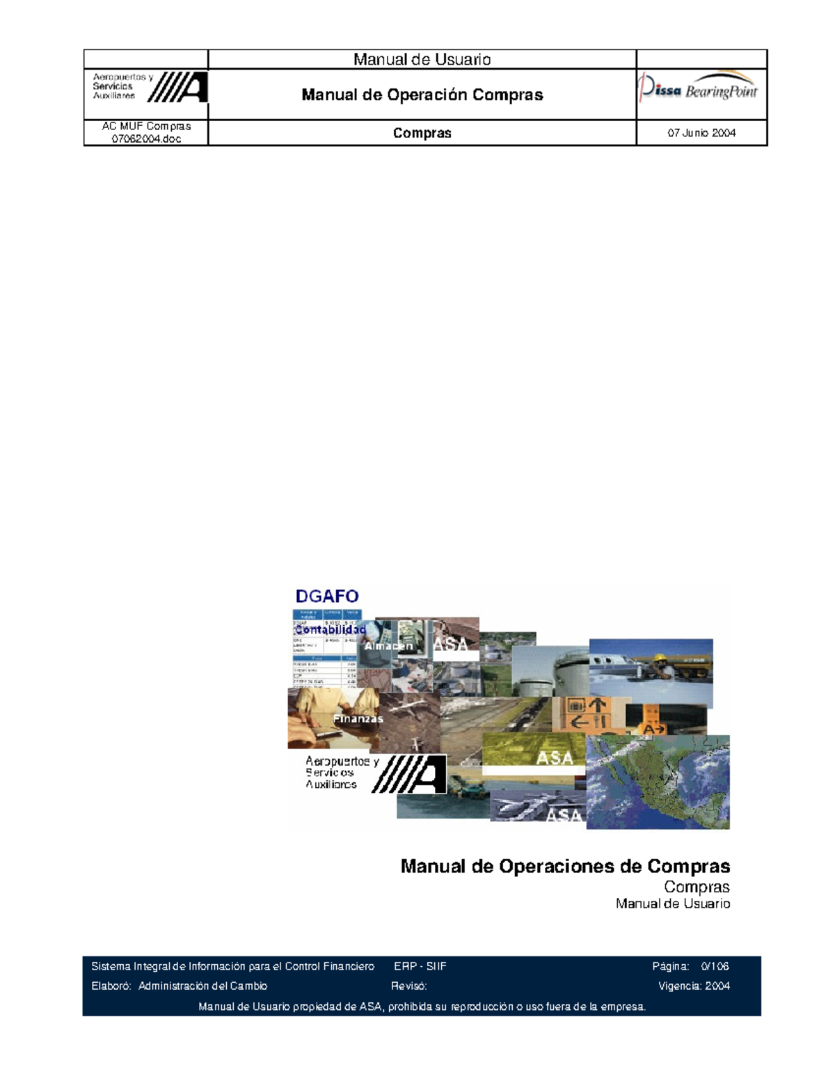 Manual de Usuario: Compras en Oracle EBS - AC MUF 2004 - Studocu