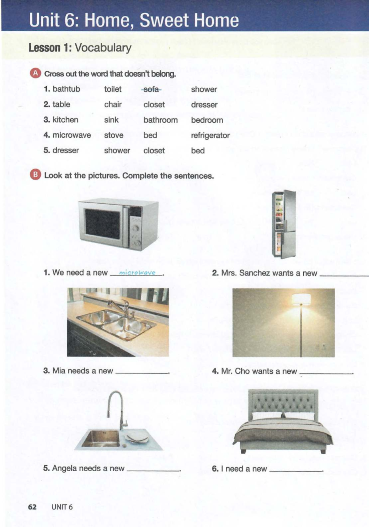 Units 6-7: Home and Daily Life Vocabulary & Skills Workbook - Studocu