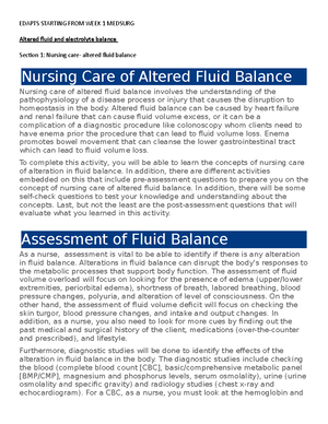 [Solved] For each potential nursing action listed specify if the - Advanced Pathophysiology (NR ...