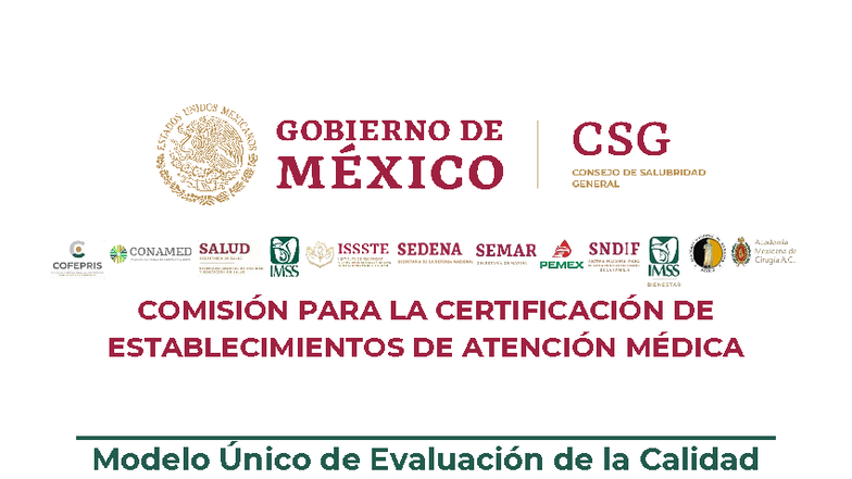 Modelo Único de Evaluación de la Calidad (MUEC) 2024 - Documento ...