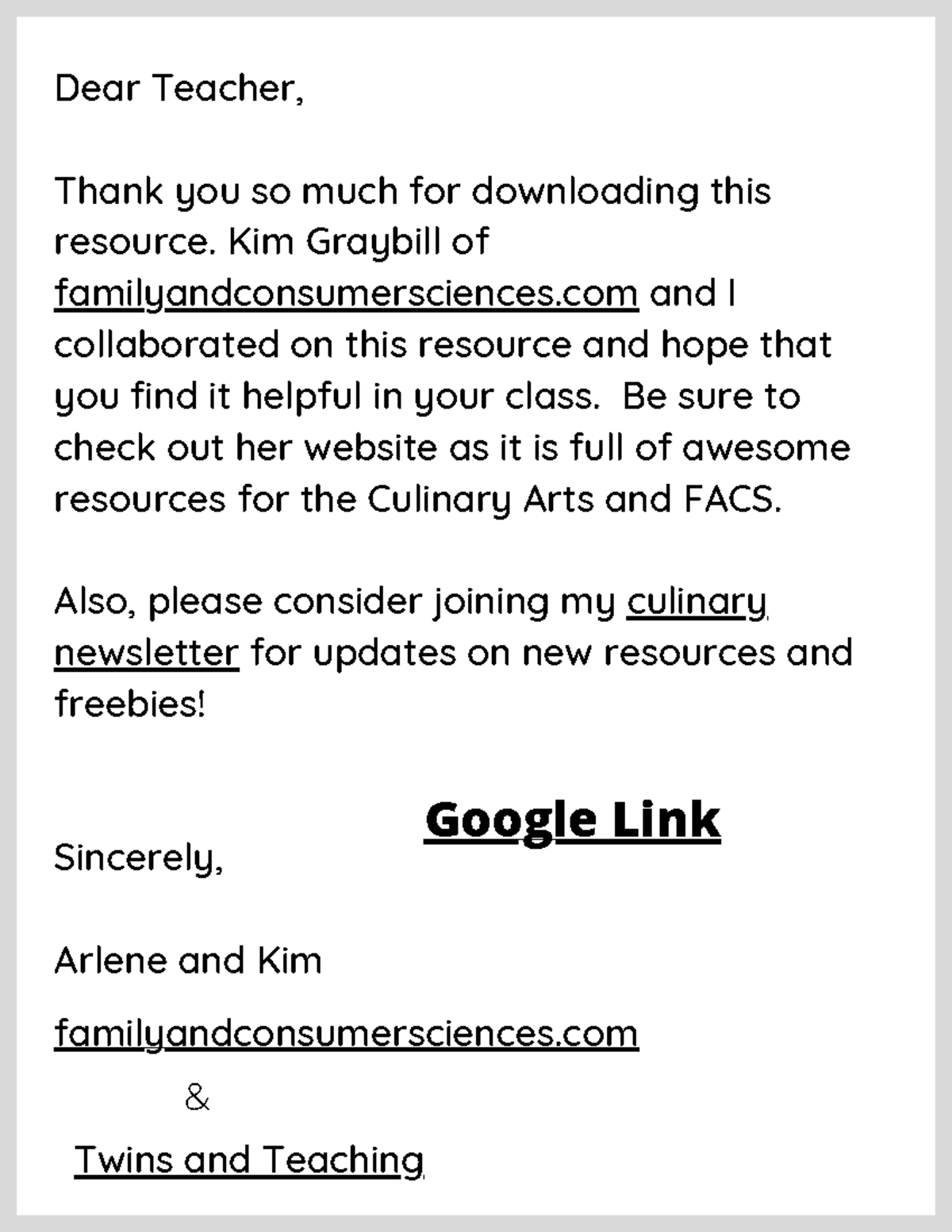 Allergens worksheet 1 - Dear Teacher, Thank you so much for downloading ...