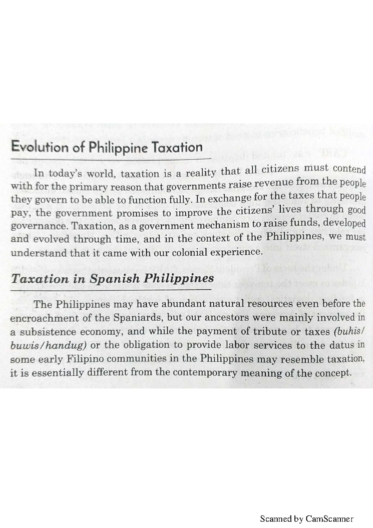 Philippine Taxation Evolution: Historical Insights and Analysis - Studocu