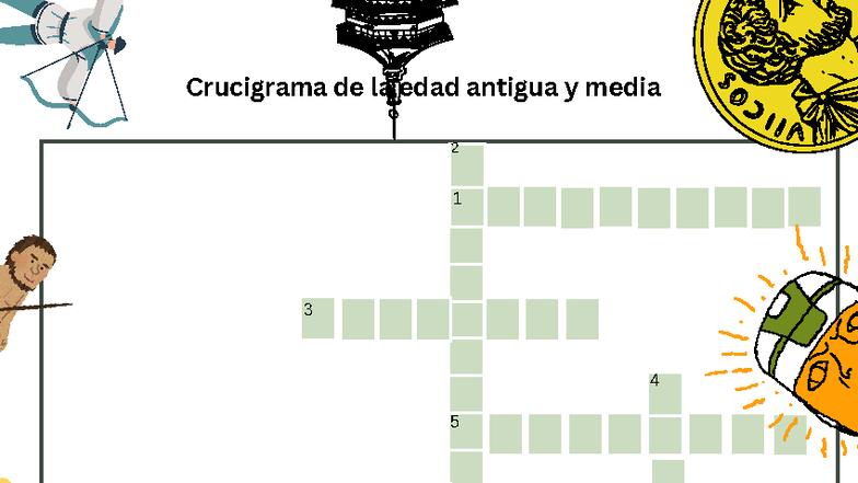 Crucigrama Sobre La Edad Antigua y Media - Introducción a las Ciencias ...