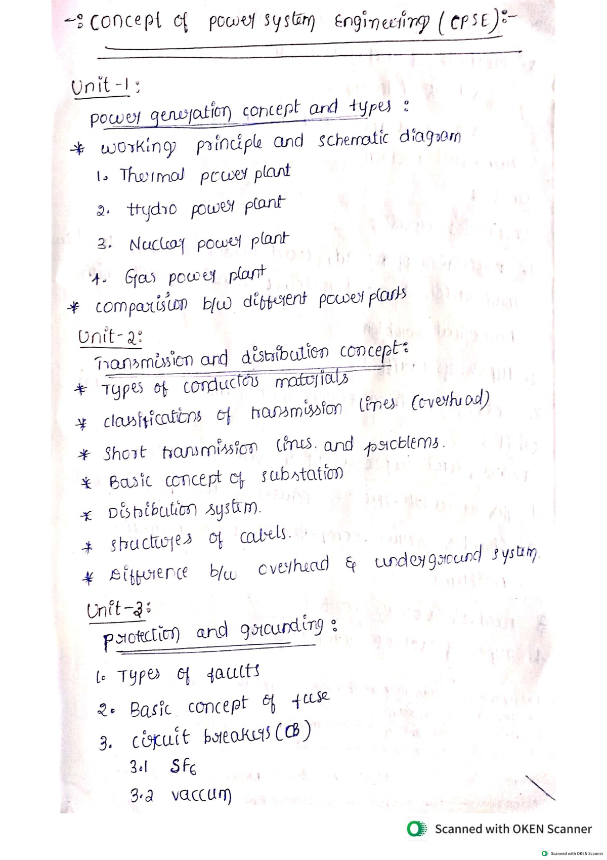CPSC 4-1 - CPSC 4-1 - concept of power system Engineering : power generation concept and types ...