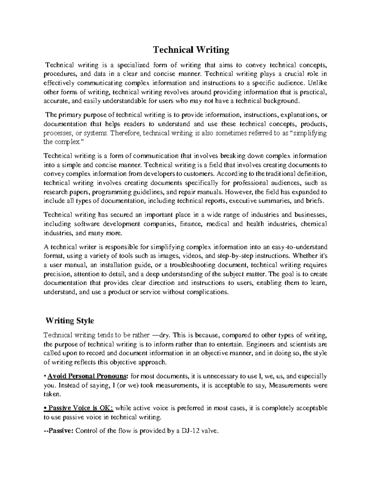 Technical Writing: Key Characteristics and Writing Styles Explained ...