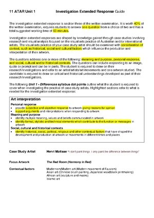 Jasper Jones Study Guide - JASPER JONES STUDY GUIDE YEAR 11 ATAR ...
