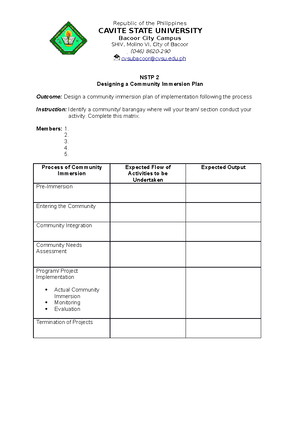 Academic Humss Action PLAN FOR SY 2017 2 - Republic of the Philippines ...