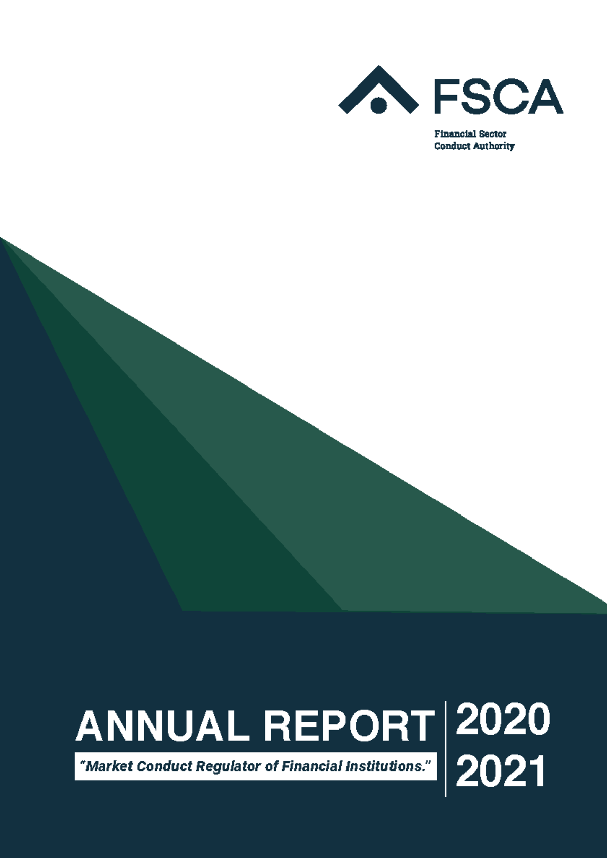 FSCA Annual Report 2020-21: Insights and Performance Overview - Studocu