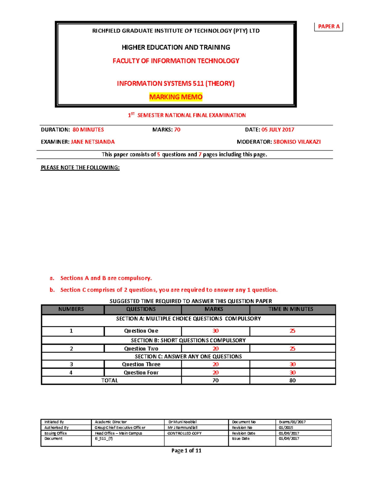 Computer Practice N4 Study Material - THEORY QUESTIONS AND ANSWERS ...