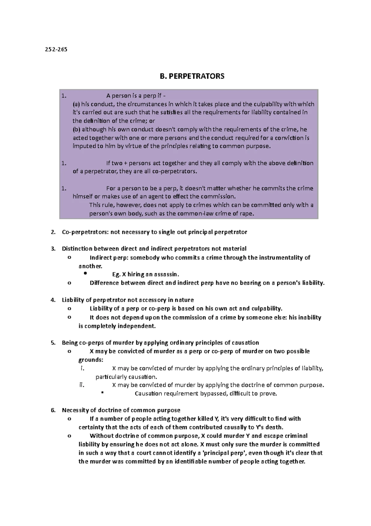 Culpability Criminal Law - 9 CULPABILITY A. REQUIREMENT OF CULPABILITY ...
