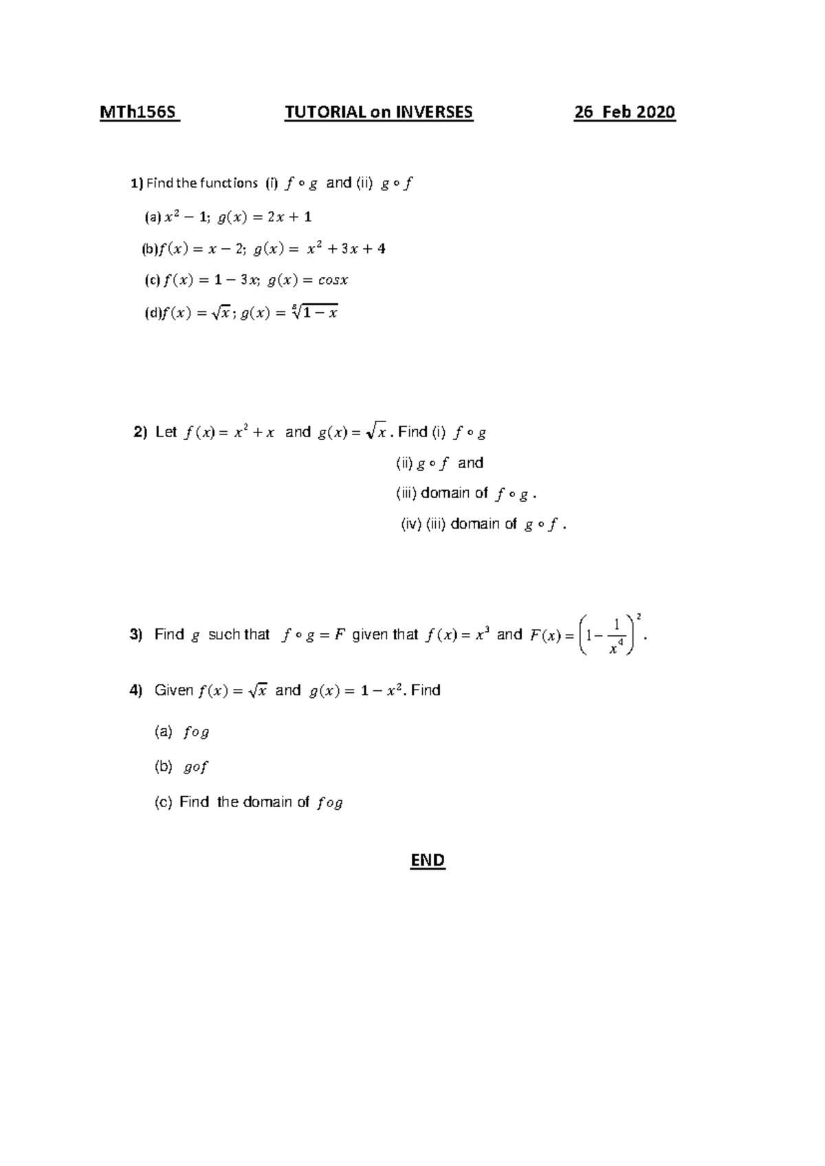 Grade 12 Trigonometry Worksheet - Kevinmathscience Practice Problems - Studocu