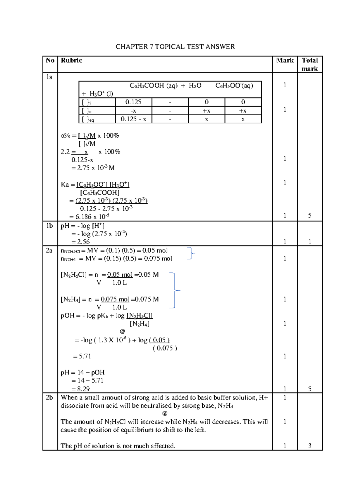 QUIZ CHAPTER 7 ANSWERS - Key Concepts and Solutions - Studocu