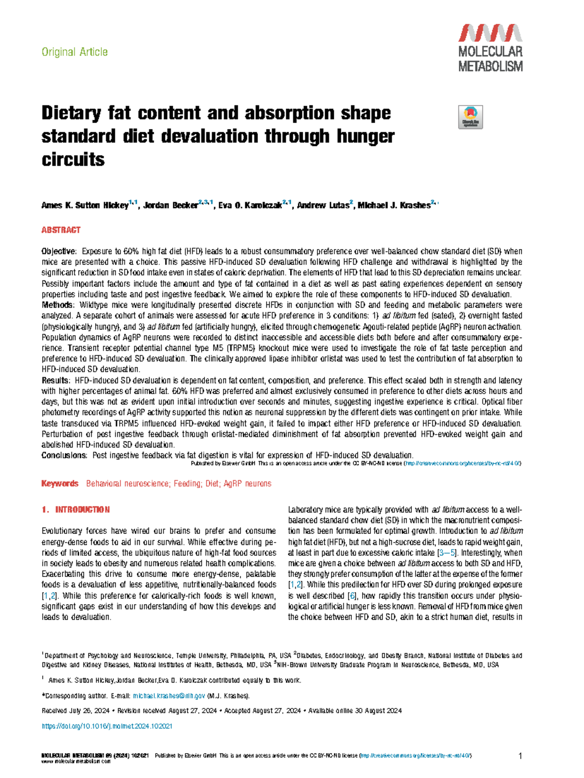 Dietary Fat Content and Absorption Impact on SD Devaluation - Studocu