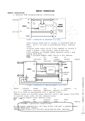 Memory interfacing - mpmc notes - Microprocessor - I/O Interfacing ...