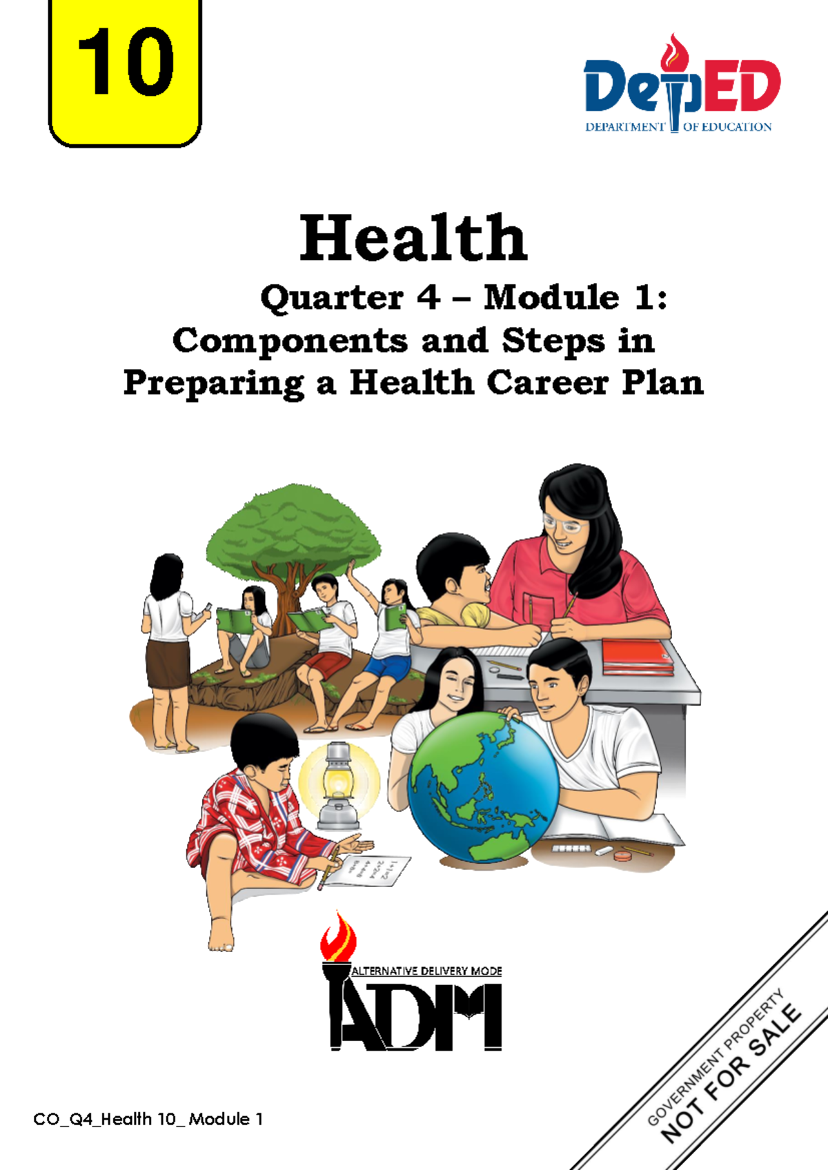 Health 10 Q4 Mod1 Steps & Components for a Health Career Plan - Studocu