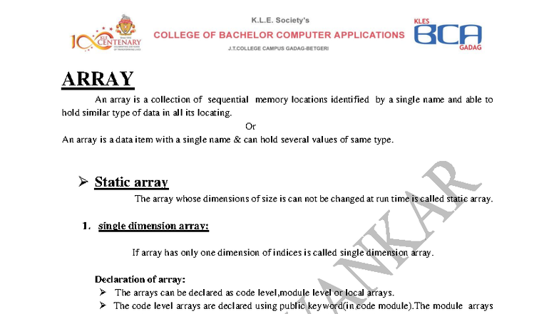 VB UNIT - III Part II: Arrays, File Handling, and Controls in Visual ...
