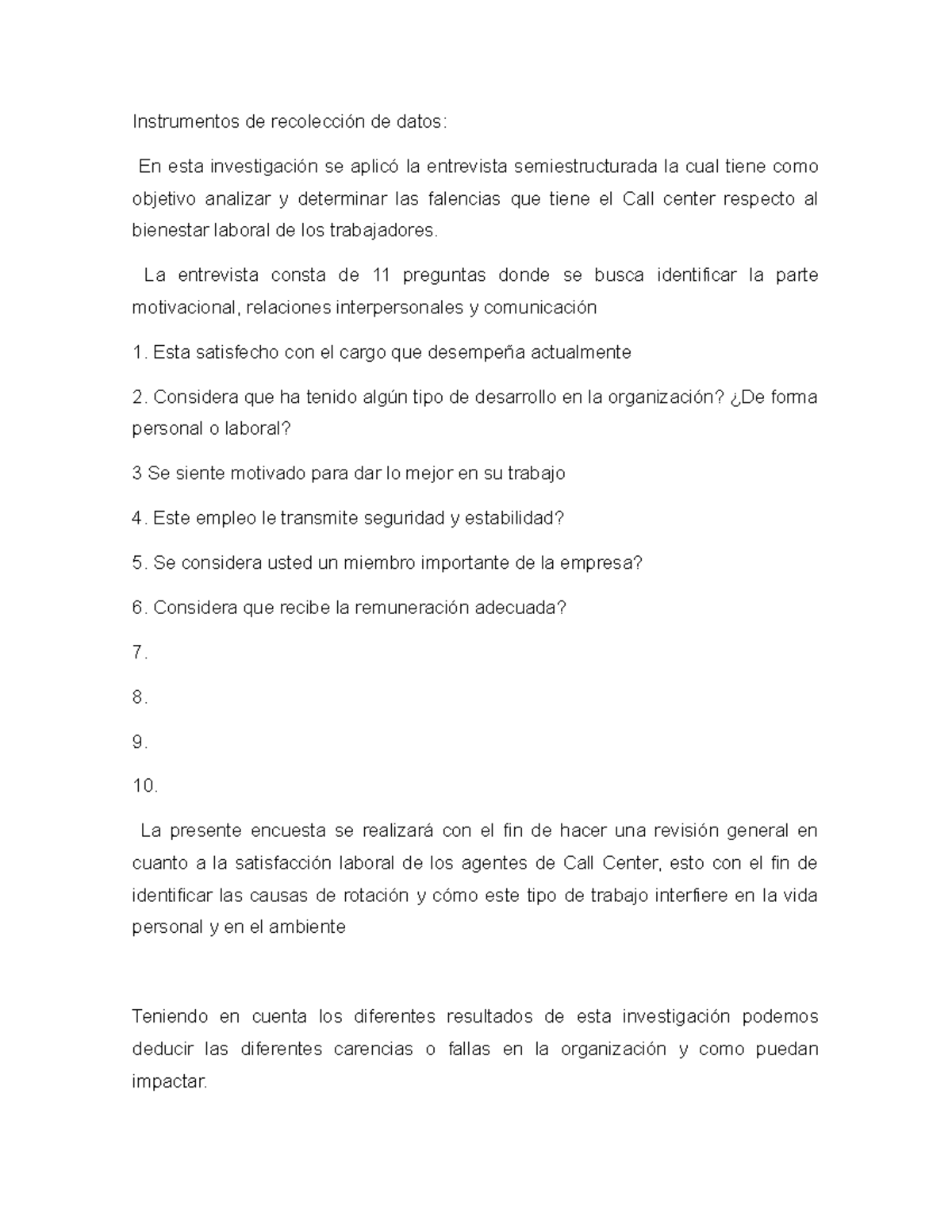 Trabajo Konecta: Análisis de Deserción Laboral en Call Center - Studocu