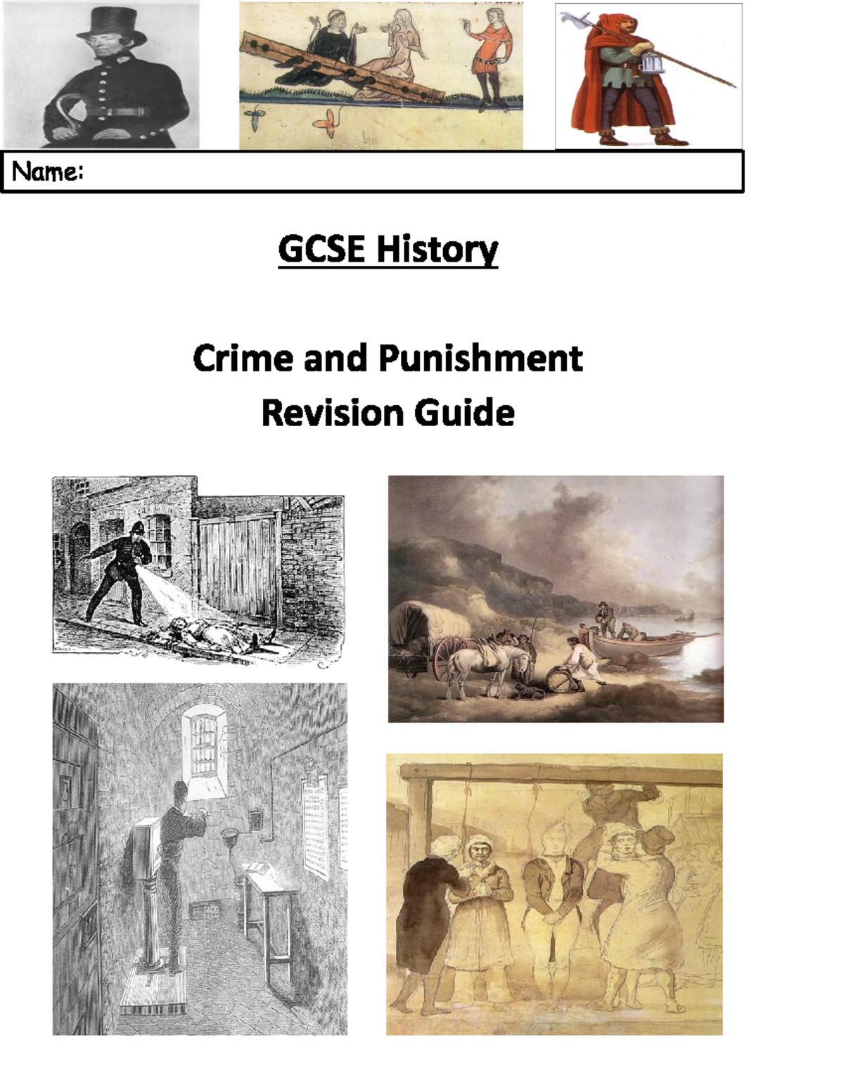 GCSE History: Crime and Punishment Revision Guide - Studocu