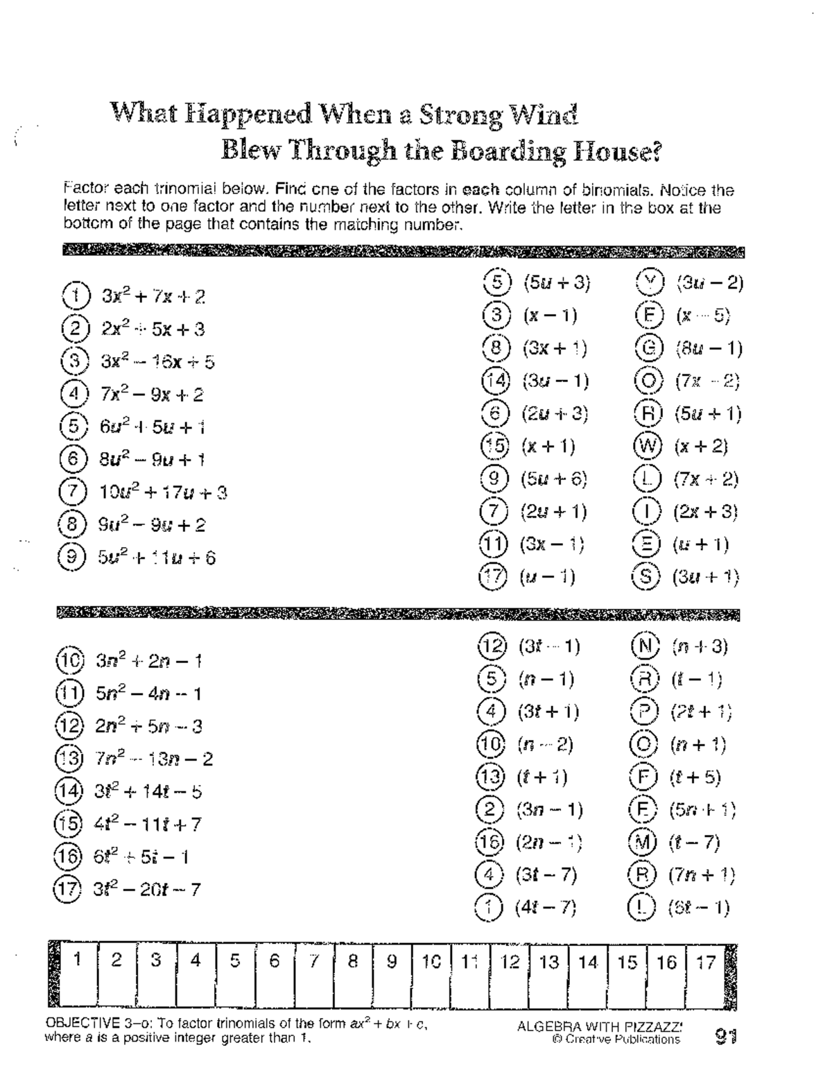 Strong Wind WS - Math - What Happened When a Strong Wind Blew Through ...