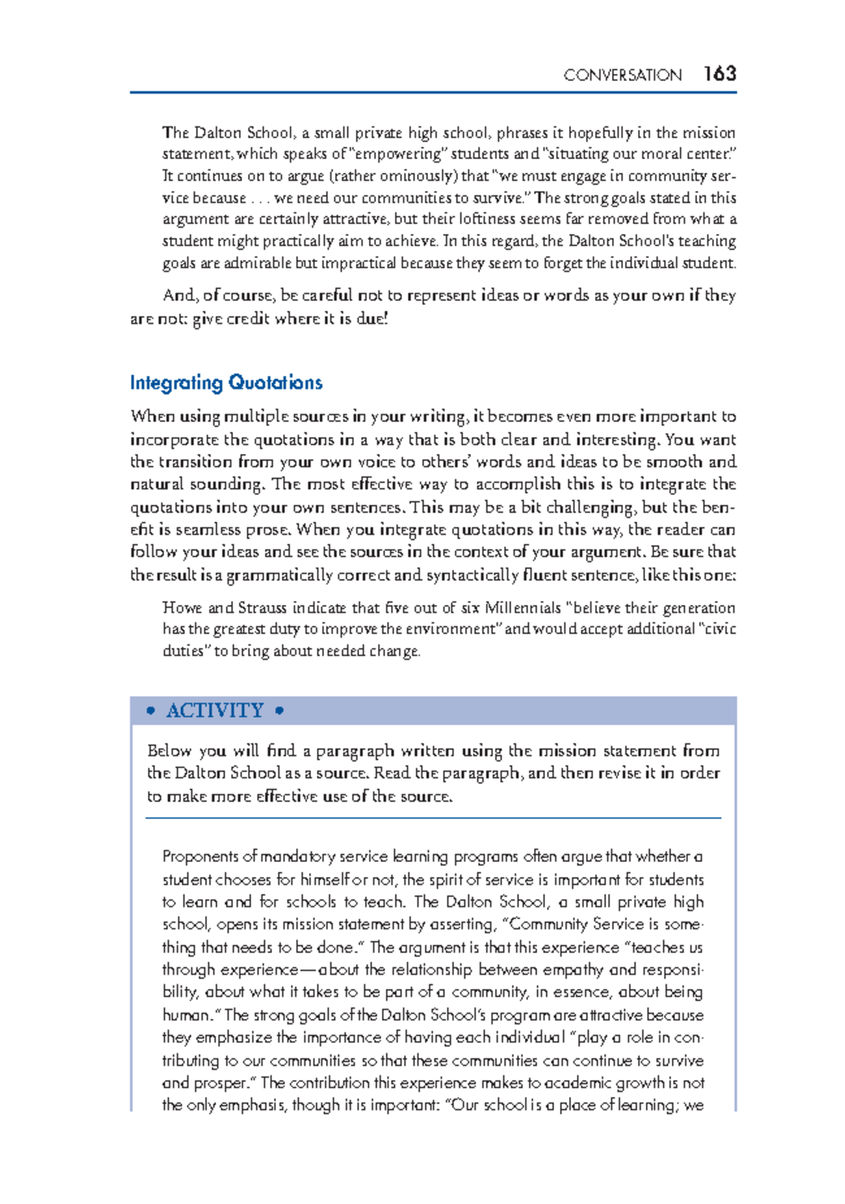 AP LANG 201 - Guide to Integrating Sources and Citing in Essays - Studocu
