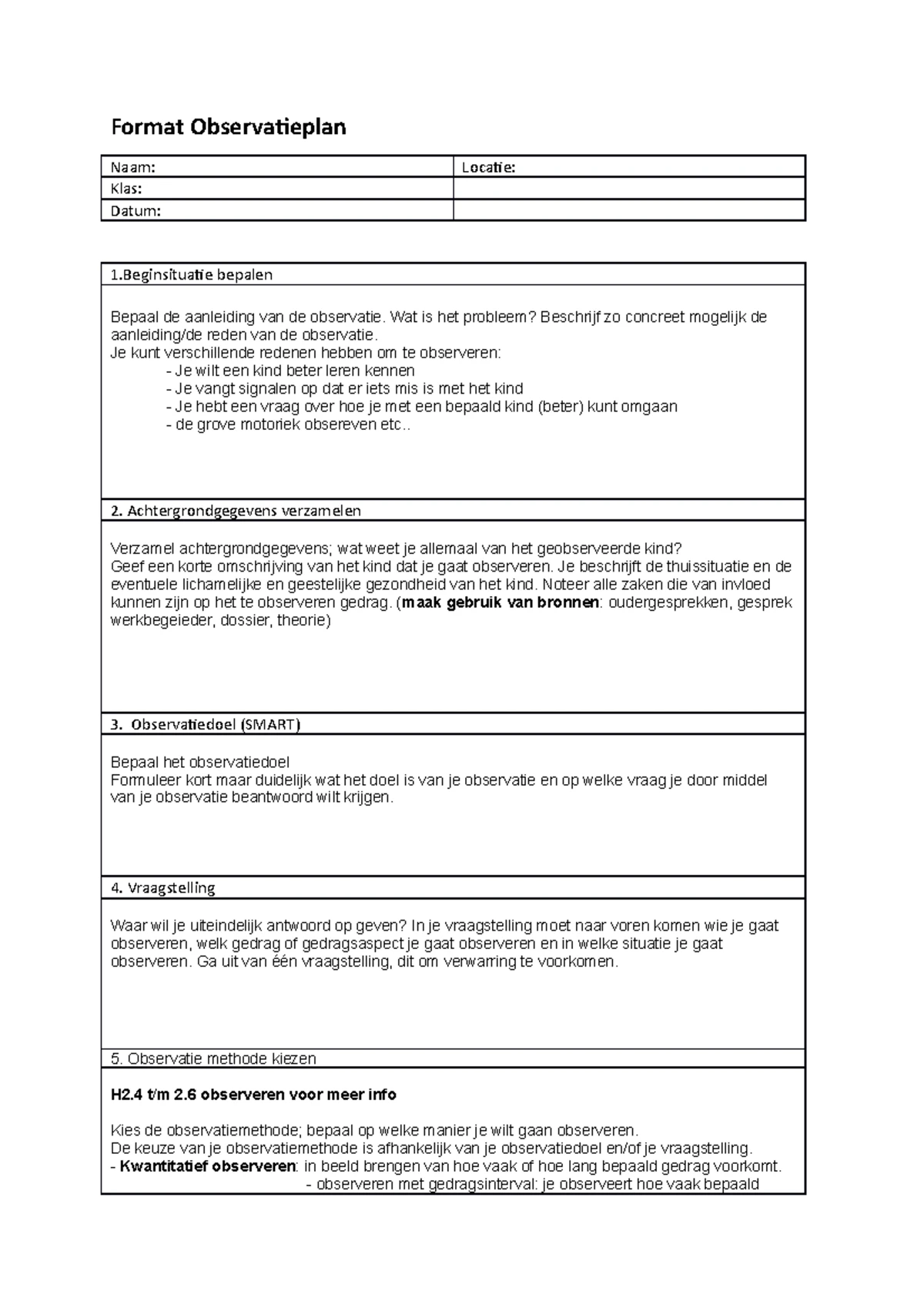 Methodisch activiteitenplan voor kinderopvang - Methodisch Activiteitenplan Pedagogisch ...