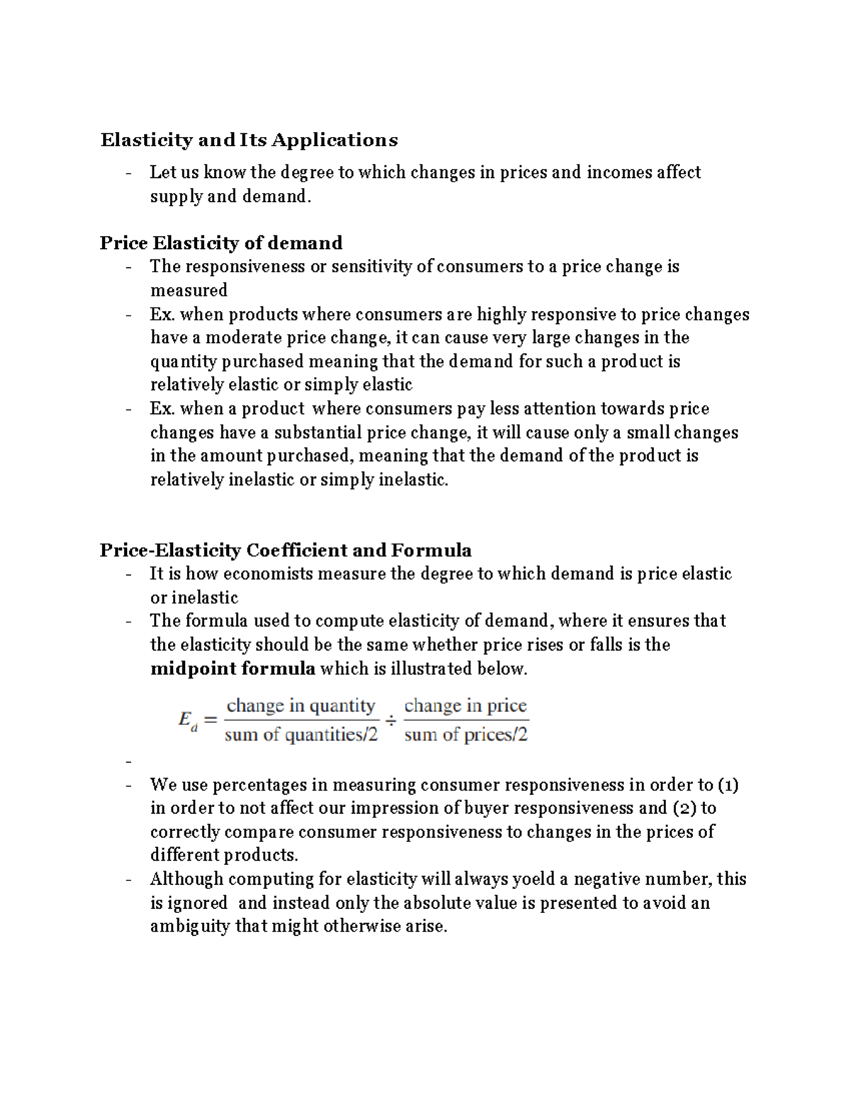 Understanding Elasticity: Key Concepts & Applications in Economics ...