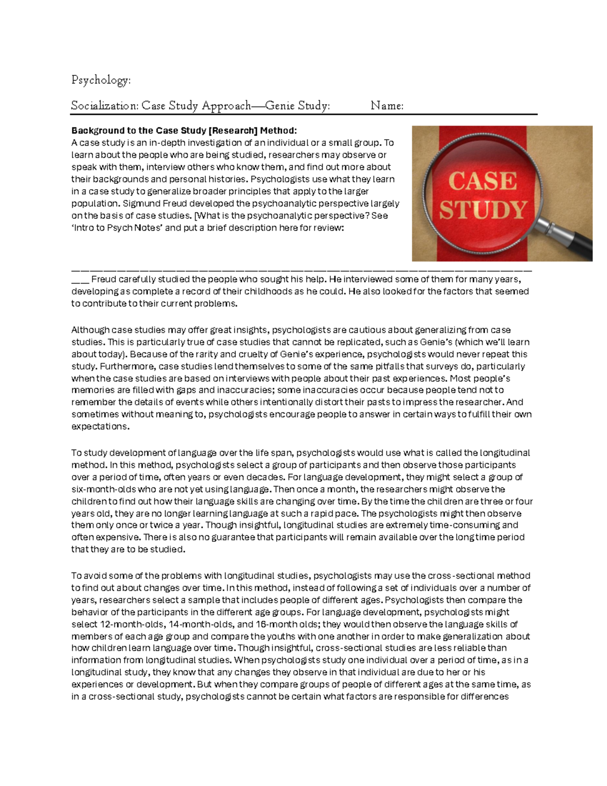 Genie- Socialization - HwHwHwHwHwHw - Psychology: Socialization: Case ...