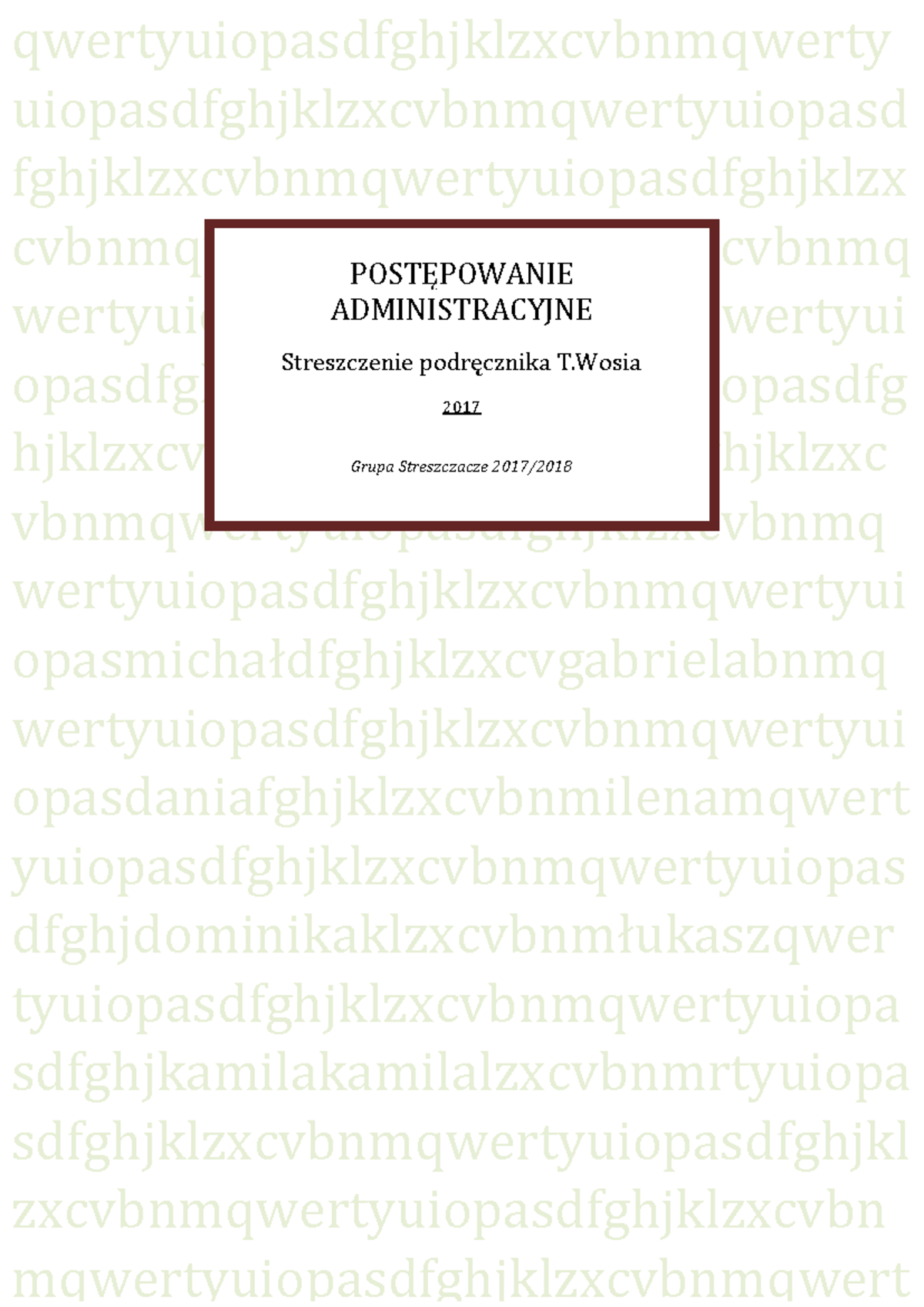 Postępowanie administracyjne skrypciorek 2017 ...