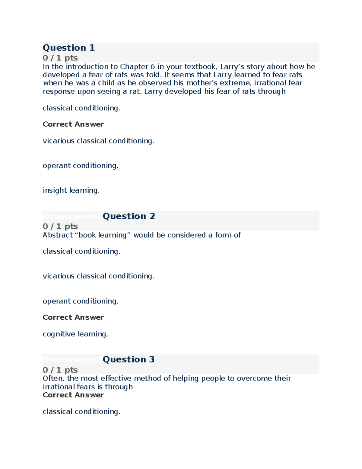 Psychology Chapter 6: Understanding Learning Theories and Concepts ...