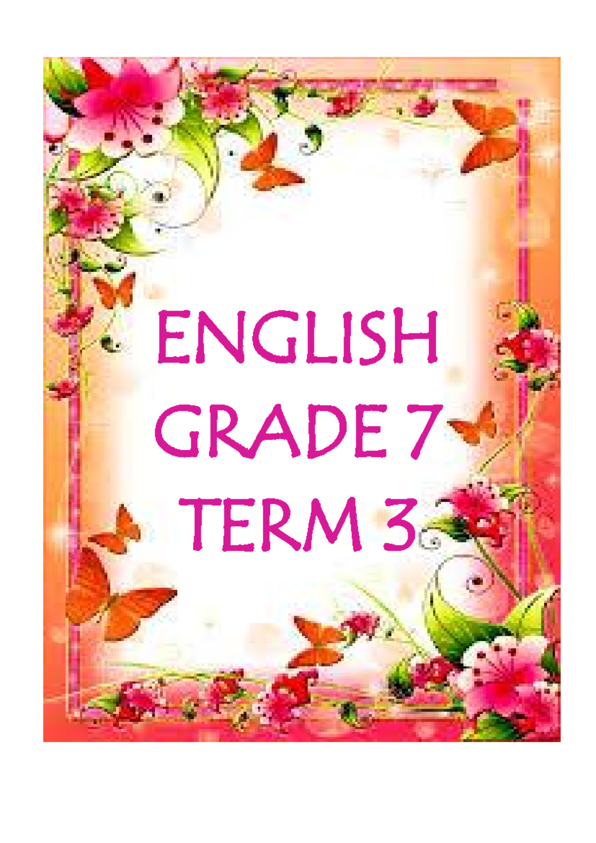 Grd-7-English-T3-Activities-and-Topics-Overview - Studocu