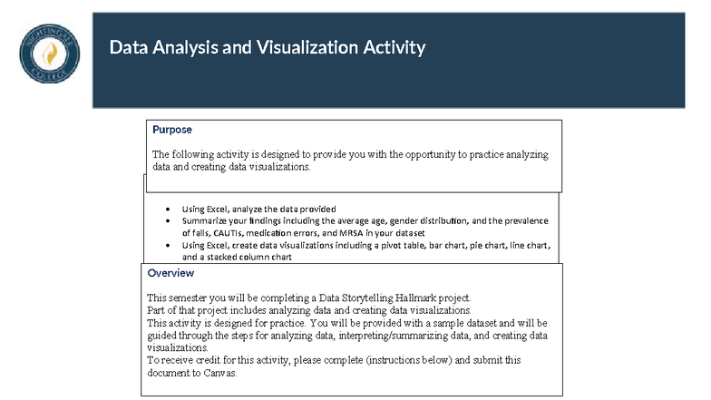 Data Analysis & Visualization Activity - SUM25 - Studocu