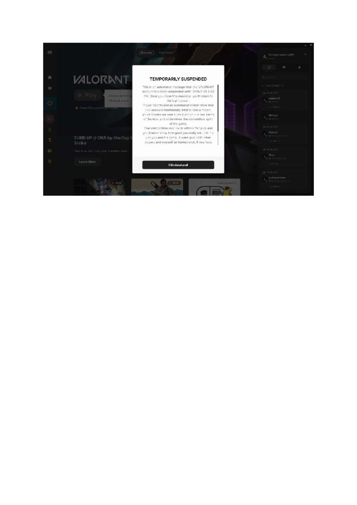 VALORANT 16: Overview of Account Suspension & Fair Play Rules - Studocu