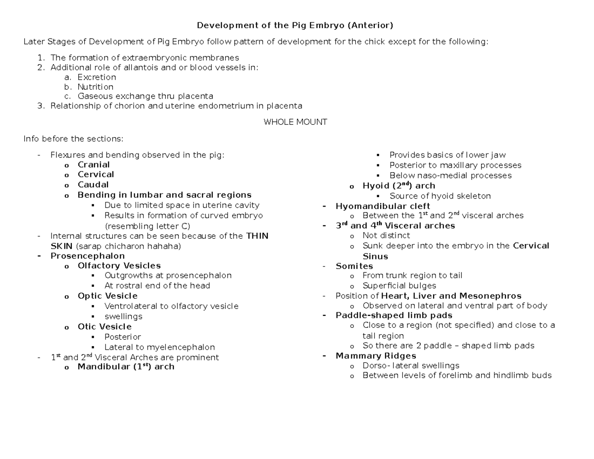 332313818 Development of the Pig Embryo - Development of the Pig Embryo ...