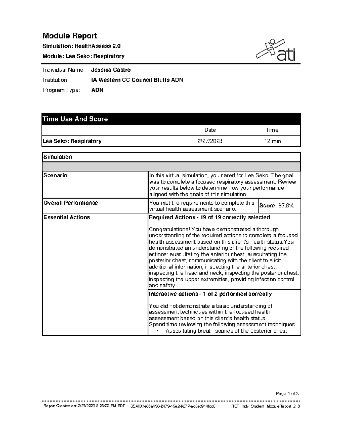 Report (22) - ATI stimulation module - Module Report Simulation ...