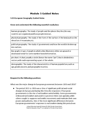 World history mod 3 notes - Module 3 Guided Notes 3 West African ...