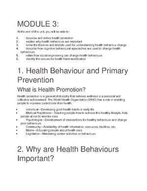 Beattie's model - Beaie’s model 1991 – essay plan Health promoion ...
