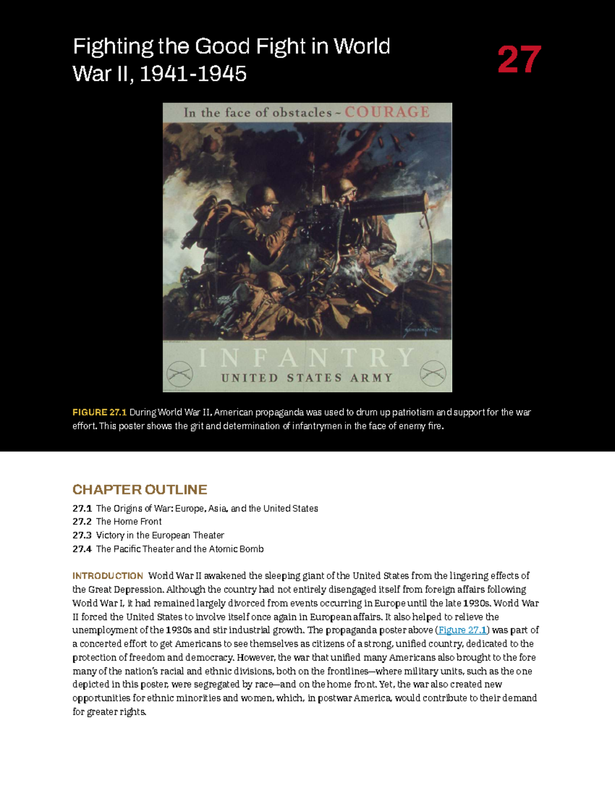 U.S. History: Chapter 27 - Fighting the Good Fight in WWII (1941-1945 ...