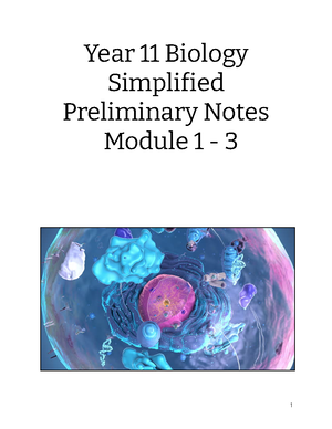 BIO101 Module 1 Practice Questions: Cell Structure & Function - Studocu