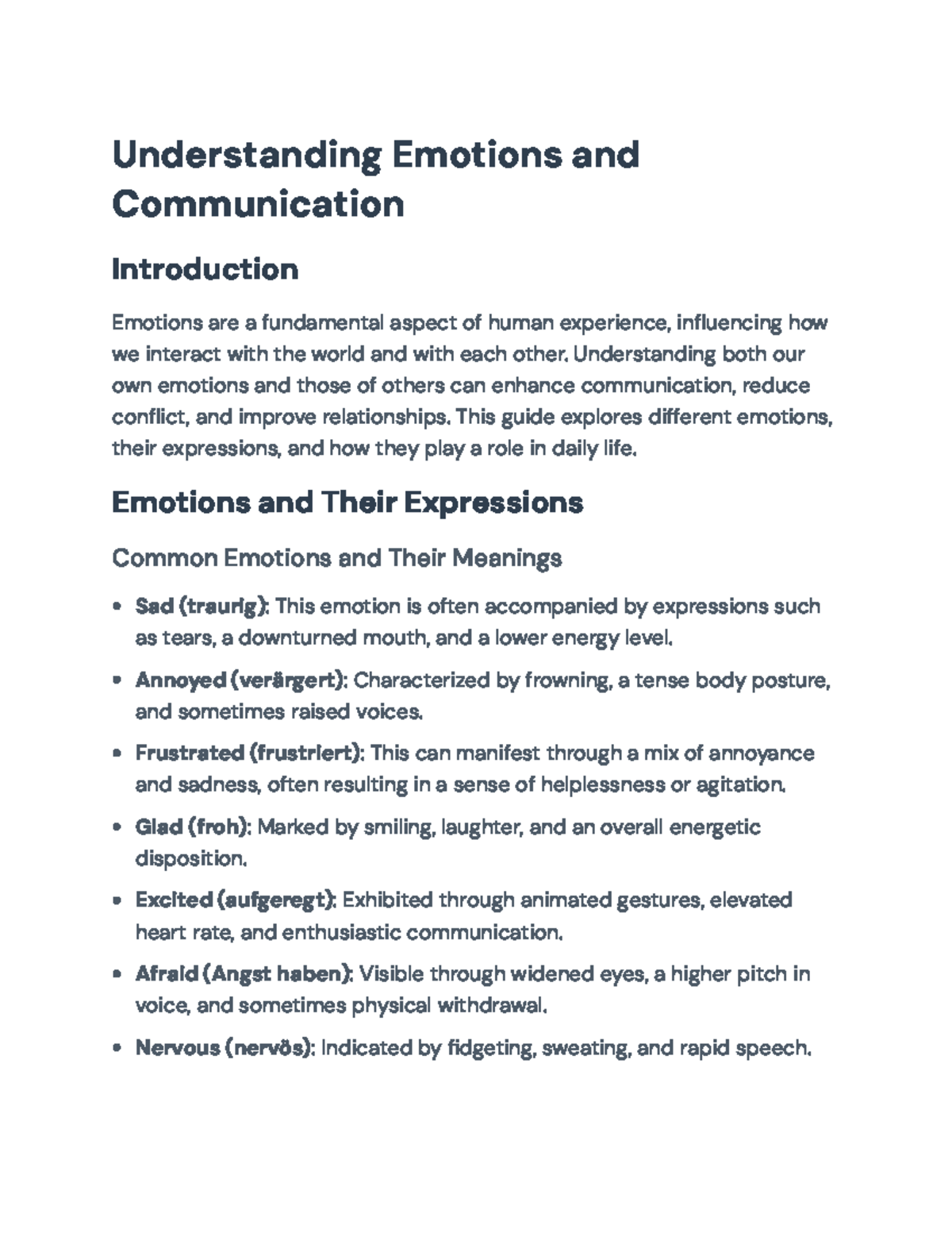 Emotions & Communication: Interpersonal Skills Guide for Enhancing ...