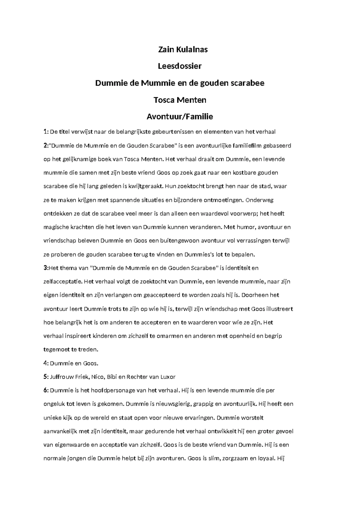 Boekverslag Moordspel: Samenvatting en Vragen (NED123) - Studeersnel