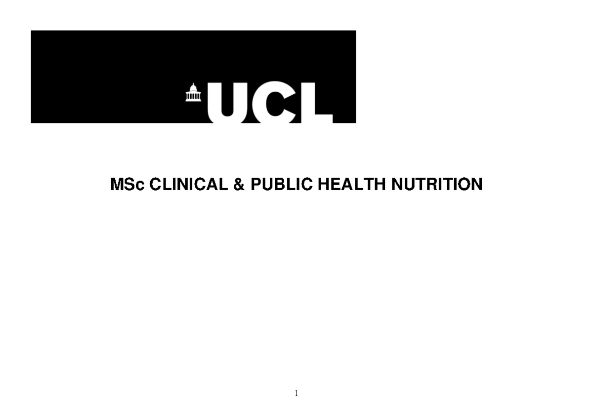 Anthropometry Practical Handbook. MEDC0037.UAE - MSc CLINICAL & PUBLIC ...