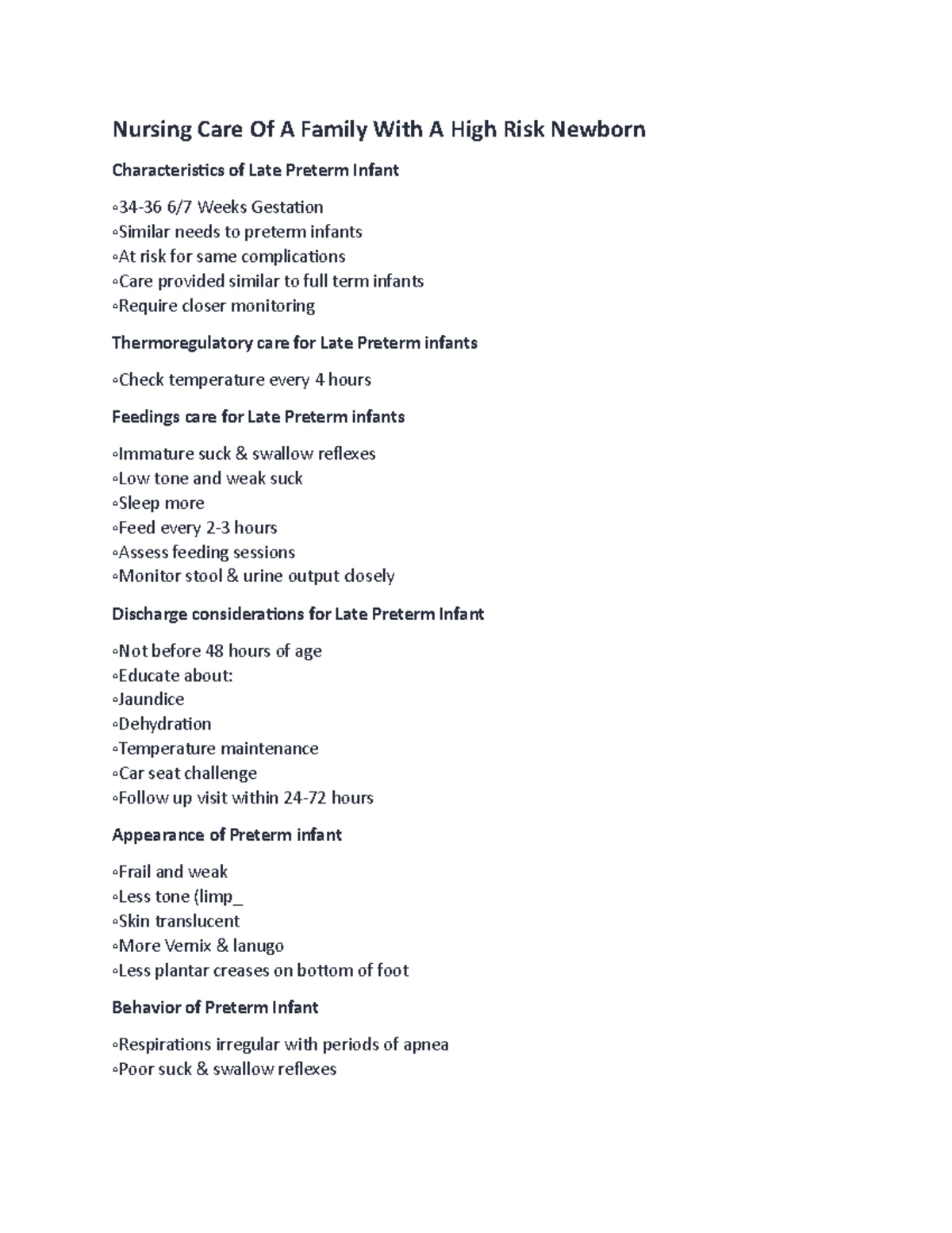 Nursing Care Of A Family With A High Risk Newborn - Nursing Care Of A ...