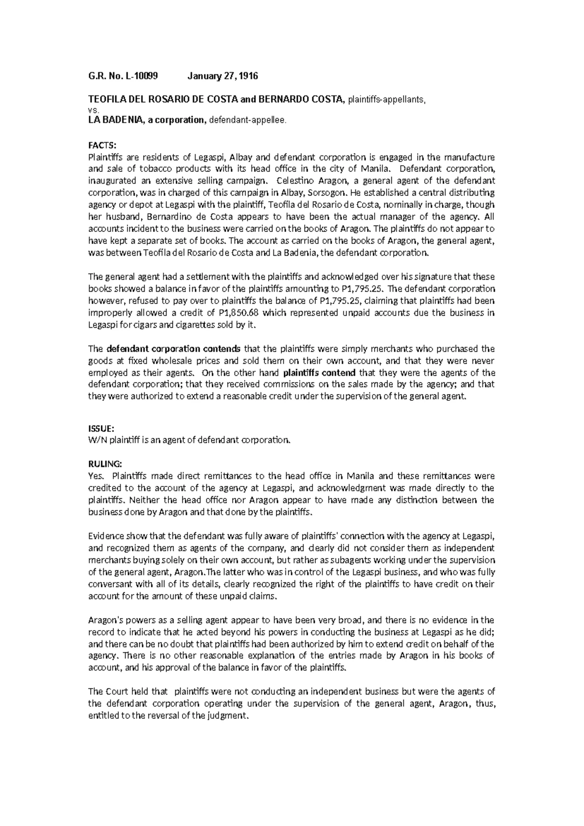 Admin Case Digest: Key Rulings and Legal Principles (G.R. No.232706 ...