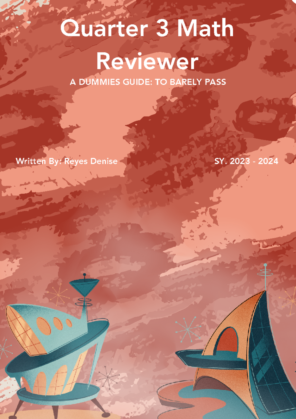 3rd Quarter Math Reviewer: A Guide for Dummies (SY 2023-2024) - Studocu