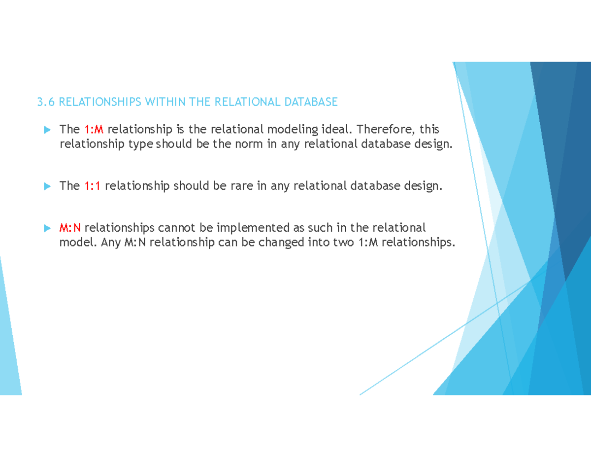 ITE305 Chapter 3: Relationships in Relational Databases Explained - Studocu