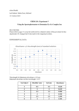 [ CHEM 111A ] Exam 1 Review (Solutions) - What answer should be ...