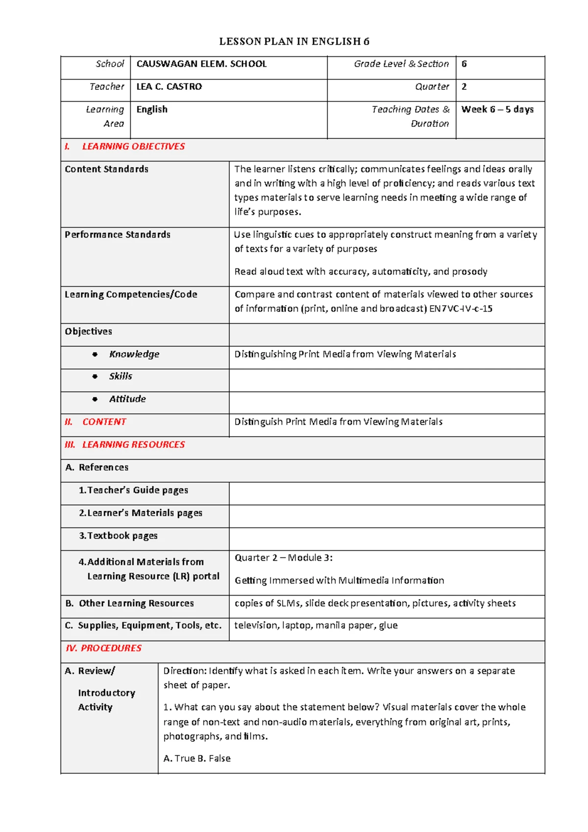 Deworming Permit Form for School Participation - Studocu